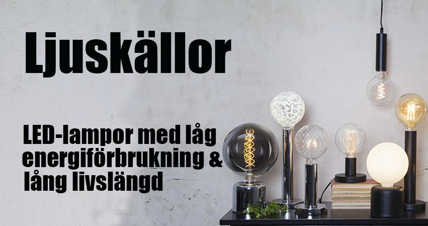 Stort utbud på Lampor och LED-belysning - Ljustema.se